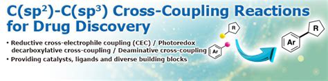 Csp2 Csp3 Cross Coupling Reactions For Drug Discovery Tci America