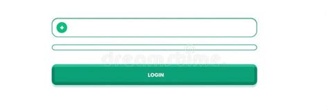 Login Form Featuring Blinking Suspicious Captcha Bot With Empty Layout For User Input Stock