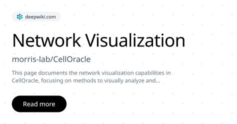Network Visualization Morris Lab Celloracle Deepwiki