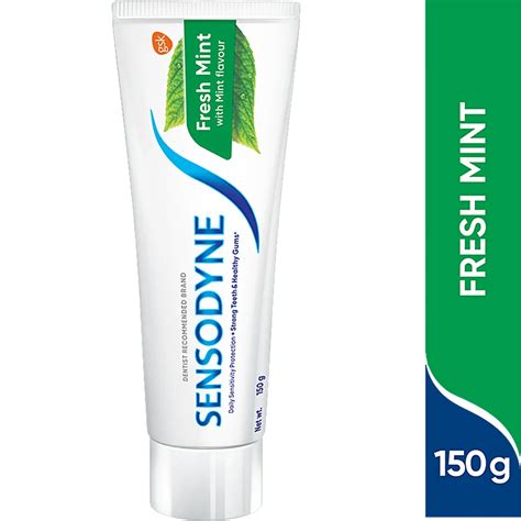 Sensodyne Fresh Mint Toothpaste 150 G सेंसोडीन टूथपेस्ट सेंसोडाइन