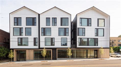 Works Progress Architecture Tops Portland Apartment Block With Zigzag Roof