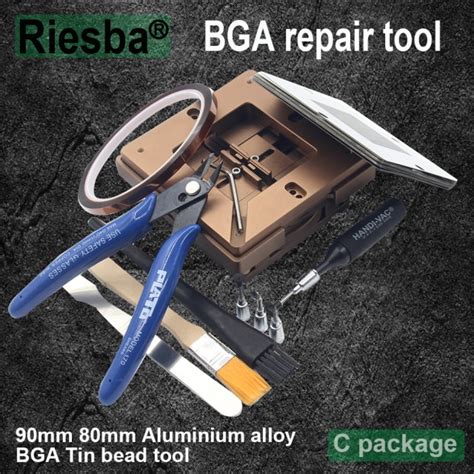 90mm Alumínium Ötvözet Bga Reballing Station Bga Reball Kit Mágnesesség Lock 10db 90mm Universal