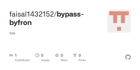 Github Faisal1432152bypass Byfron Ssa