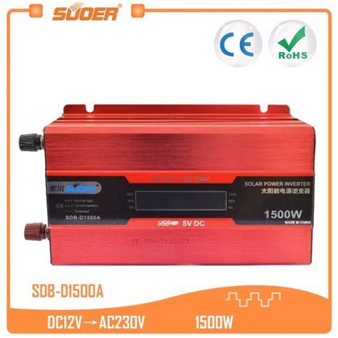 Suoer 12v 220v 1500v Solar Off Grid Inverter Sdb D1500a Inverter