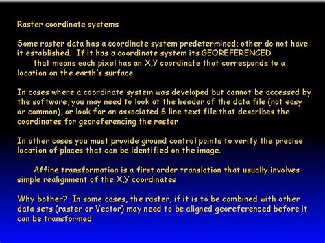 Chapter Coordinate Systems A Coordinate System Is