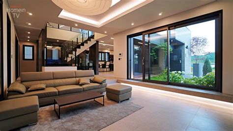 역대급 80평대 감각적 인테리어 단독주택 1 L Model House Of Sensory Interior Detached Hou Casas Modernas De