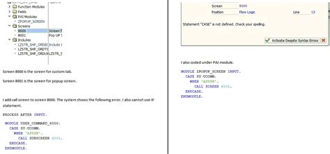 Screen Painter Cannot Add Fields To Subscreen SAP Community