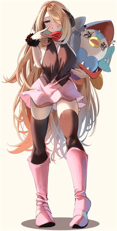 Dawn Cynthia Piplup And Gible Pokemon And More Drawn By Momdy Talesshinja Danbooru