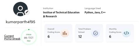 kumar parthsarathi on linkedin programming dsa geeksforgeeks