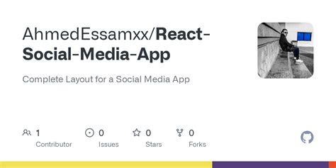 Github Ahmedessamxx React Social Media App Complete Layout For A