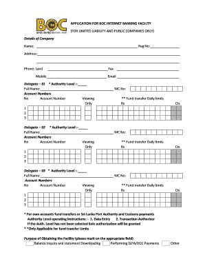 Boc Online Registration Fill And Sign Printable Template Online