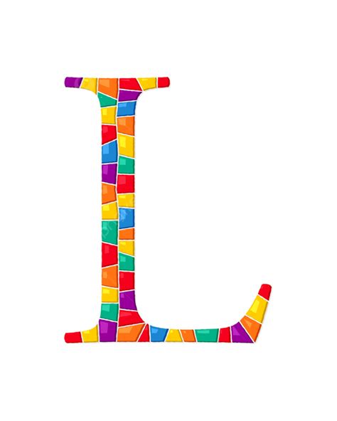 흰색 배경 위에 색상의 문자 L 벡터 모자이크 타일 구성 타일 하얀 그래픽 Png 일러스트 및 벡터 에 대한 무료 다운로드 Pngtree