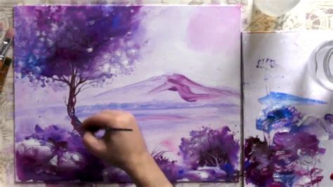 Видео как рисовать акриловыми красками на холсте для начинающих видео