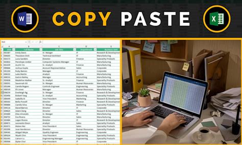 Virtual Assistance Copy Paste Data Entry Ms Word Excel By Saeed36302
