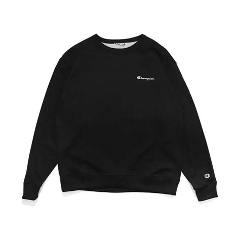 Champion 男裝basic草寫logo衛衣 Gf88h Y08160 美版 顏色 黑色黑色 尺碼 L