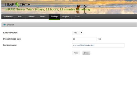 No Docker Tab General Support Unraid