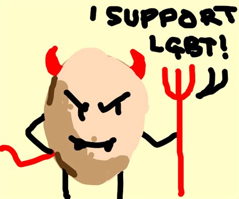 Nightmarish Mr Potato Head Drawception