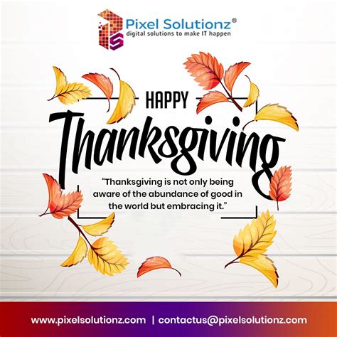 Pixel Solutionz On Linkedin Pixelsolutionz Thanksgivingvibes