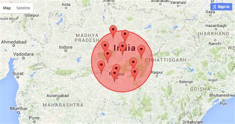 How To Draw Circle Google Maps