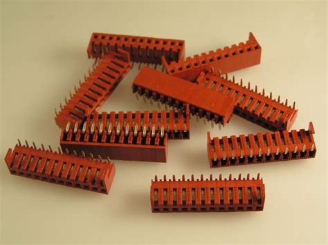 Pcb Right Angled Sil Socket Header 2 54mm Pitch 12 20 Way 10 Pieces Eb0002 Rich Electronics
