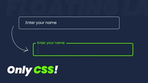 How To Create A Floating Label Input With Css In Js A
