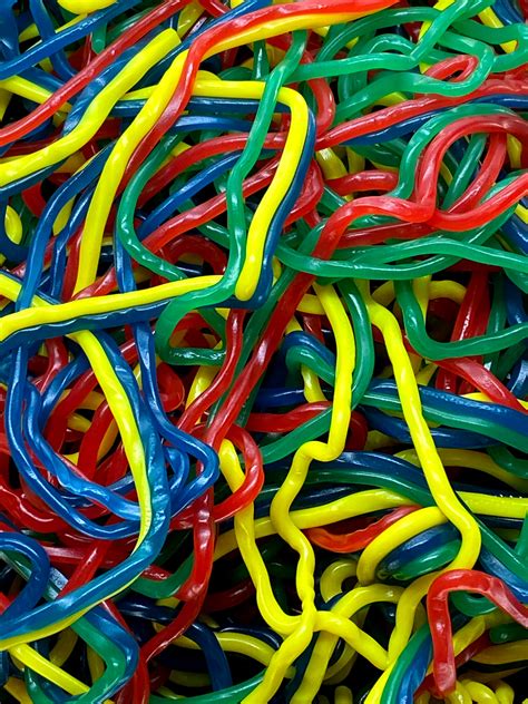 Rainbow String Licorice Furlongs Candies