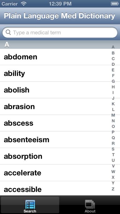 Plain Language Medical Dictionary By The University Of Michigan