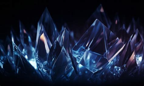 Premium Ai Image Abstract Trendy Crystal Light Background Light