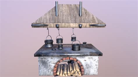 Artstation Classic Stove The Marquis Collection Game Assets