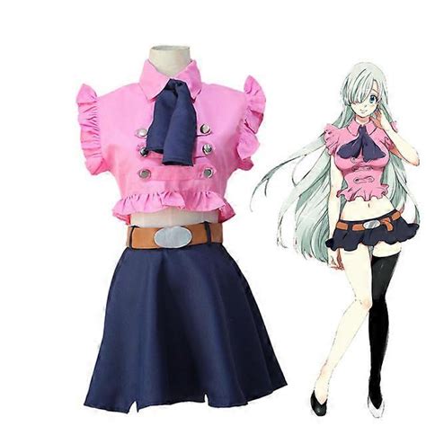 The Seven Deadly Sins Elizabeth Liones Cosplay Costume Japanese Anime
