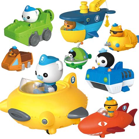 Octonauts Octopod Kwazii Peso Barnacles Penguin Action Figure Scence Toy Set Birthday T For