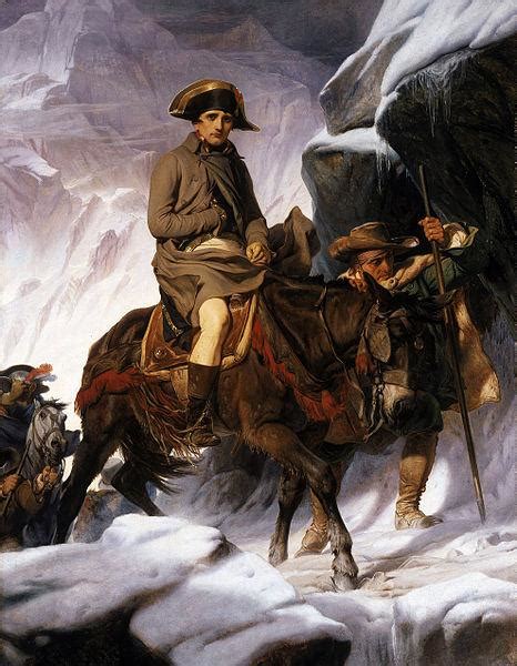 Napoleon Crossing The Alps 1850 Paul Delaroche