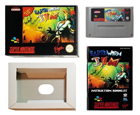Buy Earthworm Jim Boxed With Manual Snes Australia