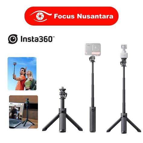 Jual INSTA Mini In Tripod Selfie Stick Mini In Action Camera RESMI Di Seller Focus