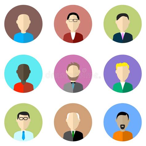 Avatar Profile Vector Icons Stock Vector Illustration Of Persona