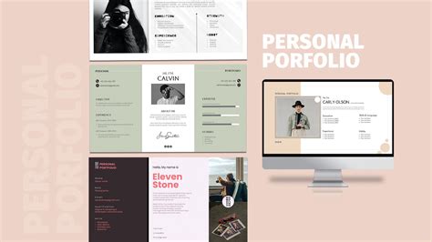 Free Portfolio Template Powerpoint FREE Printables