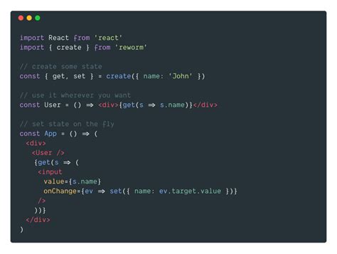 Reworm The Simplest Way To Manage Your React Apps State