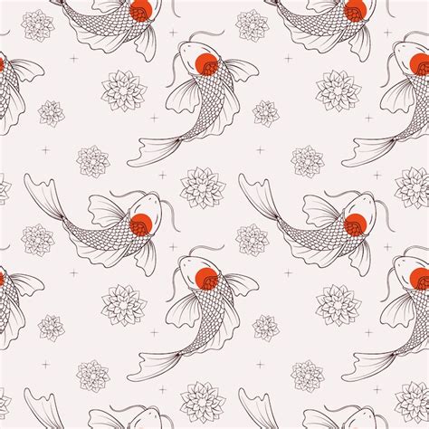 Japanese Koi Pattern