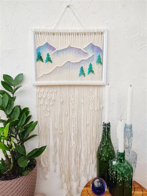 Макраме панно панно батик макраме декор бохо декор — ціна 900 грн у каталозі Панно Купити