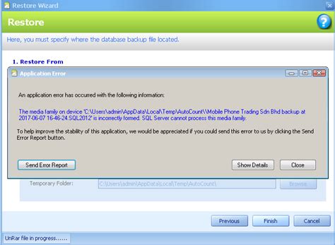 Troubleshooting Restore Error Sql Server Cannot Process This Media