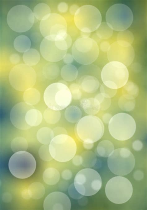 Abstract Of Bokeh Effect On Background Stock Illustration