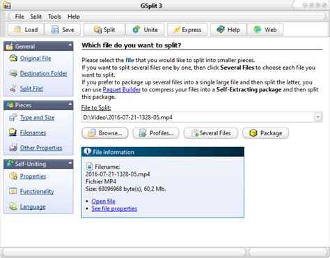 Gsplit Free File Splitter Split Any File Fast Split Text And Log Files