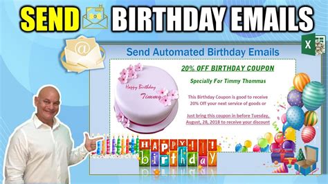 How To Automatically Send Customized Birthday Emails With Microsoft
