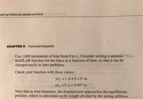 Solved Chapter 9 Numerical Integration In Chapter 5 We