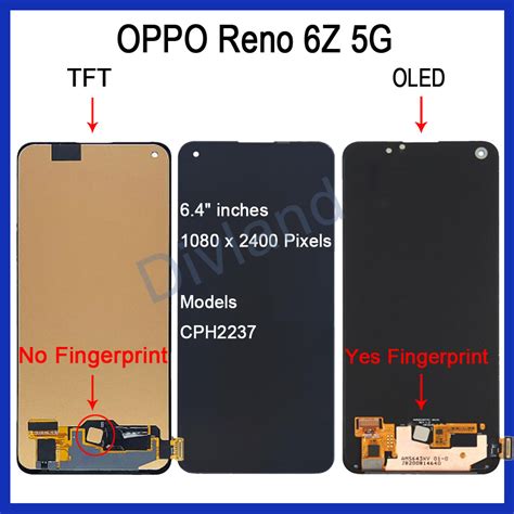 OLED TFT OPPO Reno G Reno G Reno Z G LCD Display Touch Screen Digitizer Replacement