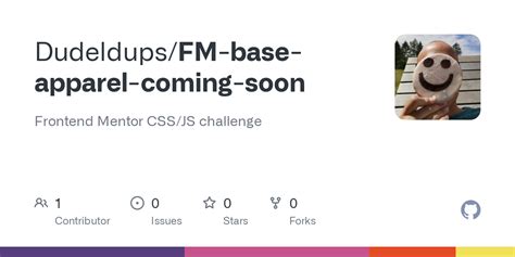 Github Dudeldupsfm Base Apparel Coming Soon Frontend Mentor Cssjs Challenge