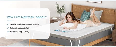 Sleepmax Extra Firm Mattress Topper 3 Inch King Size Firm