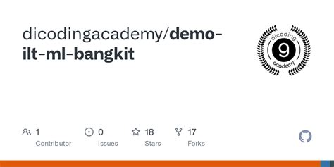 Github Dicodingacademy Demo Ilt Ml Bangkit