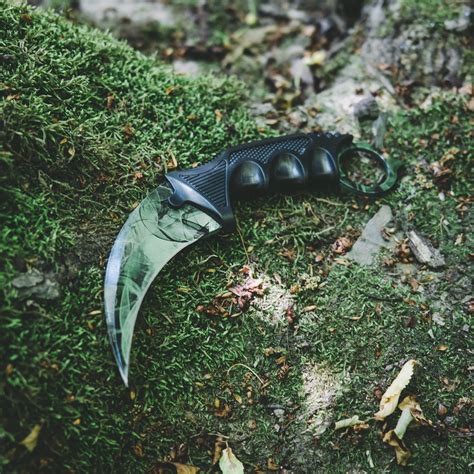 Karambit Emerald Real Cs2 Custom Made Irl By Lootknife