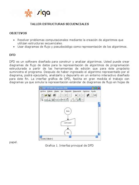 taller estructuras secuenciales pdf algoritmos programación de computadoras